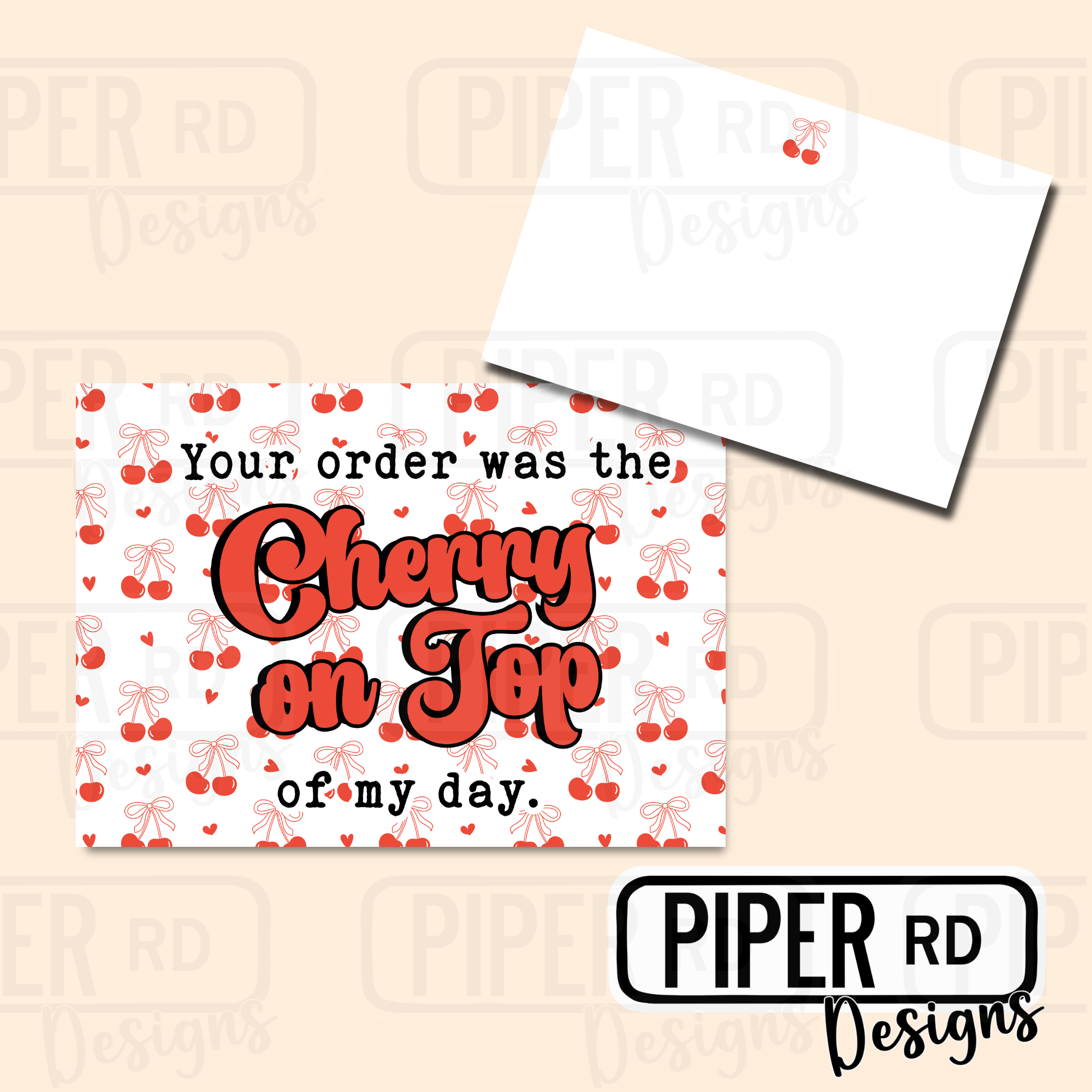 Cherry on Top – Piper Road Designs